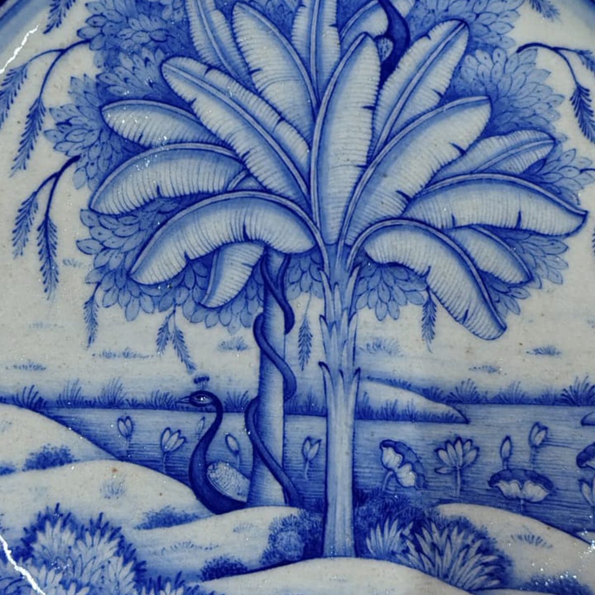 Buy Blue Legacy- Blue Pottery Plate Series- 3 | Haath Ka Bana